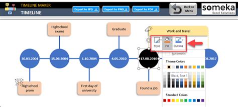 Excel Timeline Template Project Timeline Template In Excel