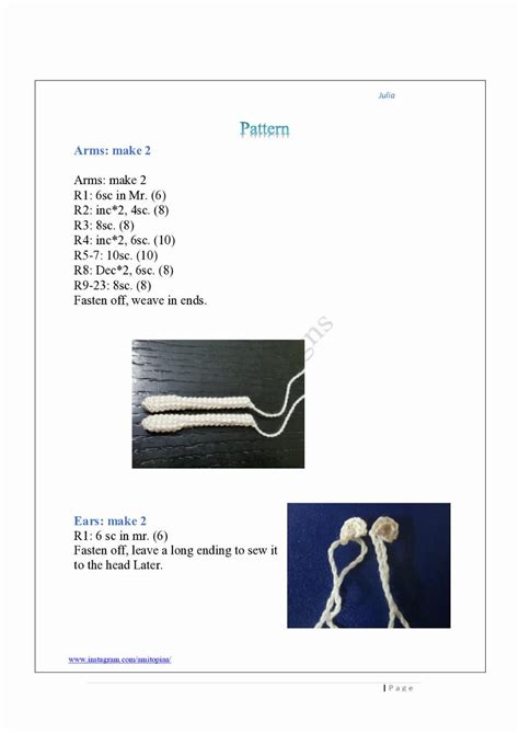 Julia Crochet Pattern