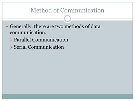 Data Communication Basics Ppt