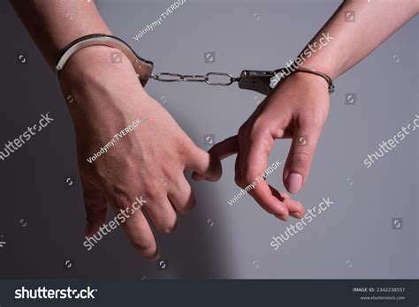 Couple Hands Handcuffs Close Sexy Couple Stock Photo 2342238557 Shutterstock