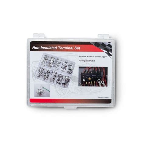 Pertronix Non Insulated Terminal Kit 150 Piece Include Number 6 Spade Terminal Connector Female