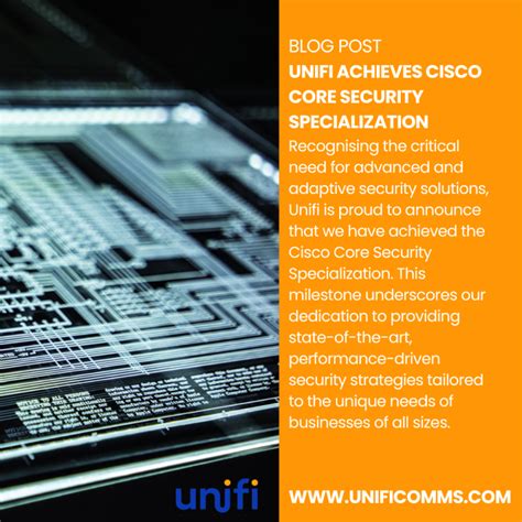 Unifi Communications Limited On Linkedin Unifi Achieves Cisco Core