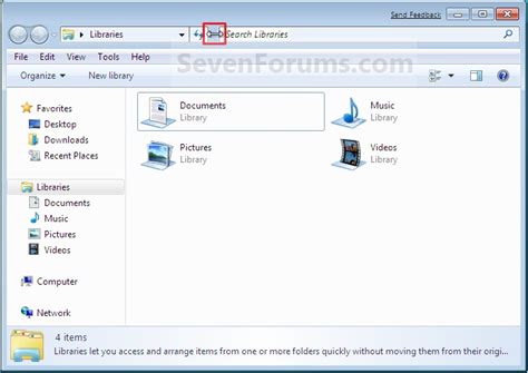 Windows Explorer Address And Search Bar Change Size Tutorials