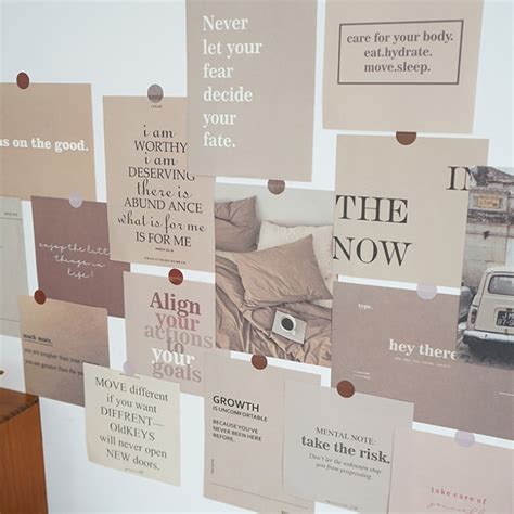 디자인문구 감성 컬러 레터링 4종 빈티지 엽서 세트 벽 포스터 방꾸미기 소품 오늘의집 쇼핑