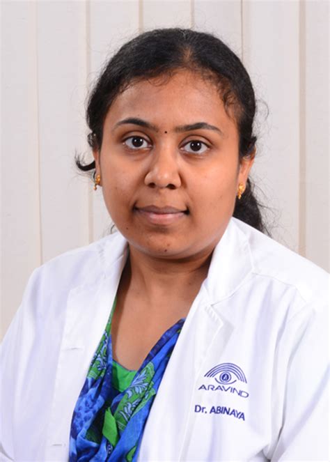 Dr Abinaya C Aravind Eye Care System