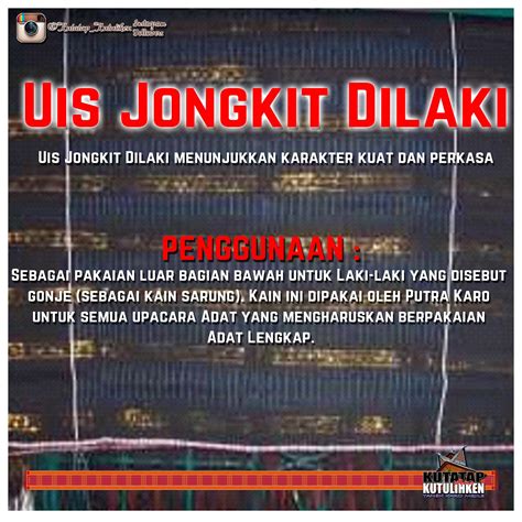 Uis Gara Uis Adat Karo