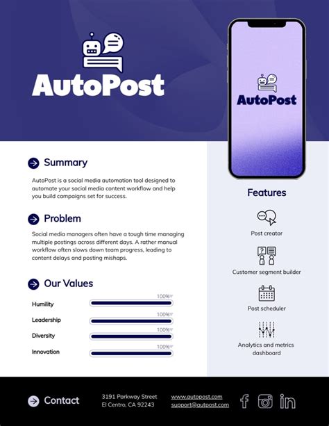 One Pager Templates Visme