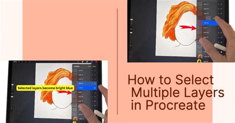 How to Select Multiple Layers in Procreate - Artsydee - Drawing, Painting, Craft & Creativity