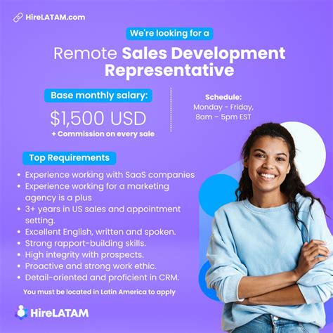 hirelatam on linkedin remotejob salesdevelopment startuplife