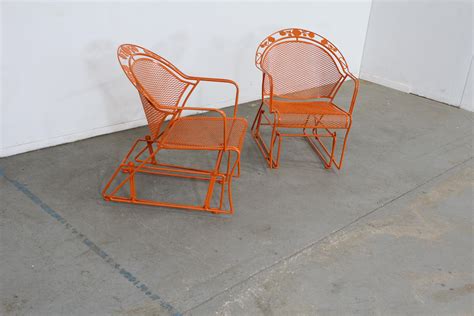 Pair Of Mid Century Salterini Glider Lounge Chairs At 1stdibs