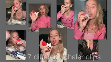 Using My Asthma Inhaler 7 Different Days While Smoking Smokingqueenalina Clips4sale