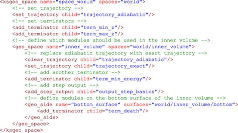example for a navigation definition in an xml file the shown example