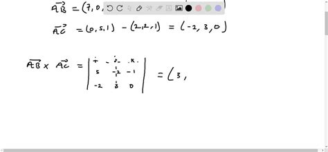 Solved An Implicit Equation For The Plane Passing Through The Points