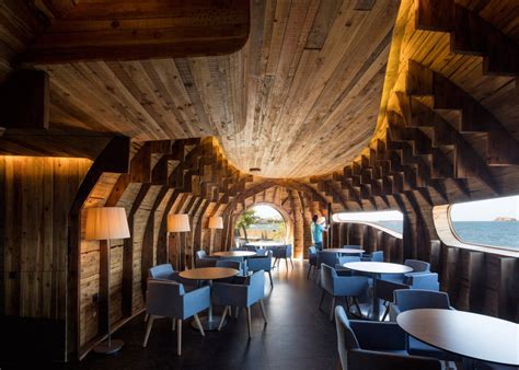 Cella Bar By Fcc Arquitectura Has A Volcanic Stone Barn
