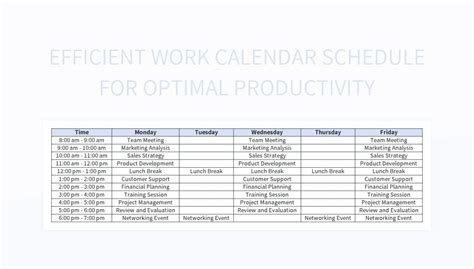 Maximize Business Productivity With Business Fresh Calendar Excel