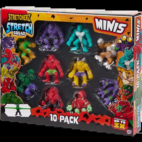 Stretch Squad Minis Stretcherz 10 Pièces Action Be