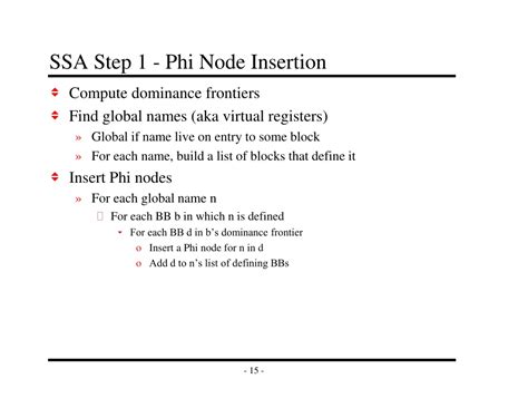 Ppt Eecs 583 Class 7 Static Single Assignment Form Powerpoint