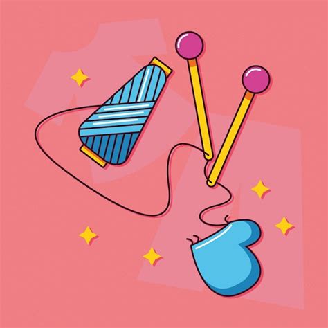 Premium Vector Needles And Embroidery Thread