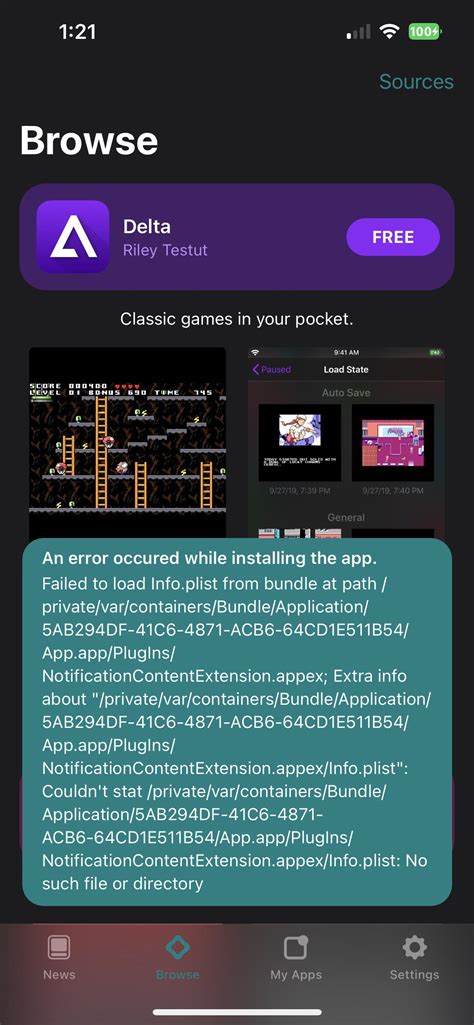 I Keep Trying To Install Apps But Keep Getting This Error Not Sure