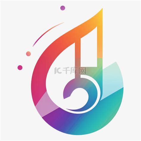音乐彩色简易图案素材图片免费下载 千库网