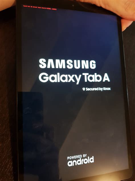 Galaxy Tab A Message Erreur Could Not Do Normal Boot Invalid KERNEL LENGHT Samsung