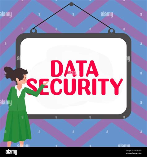 Hand Writing Sign Data Security Concept Meaning Confidentiality Disk Encryption Backups