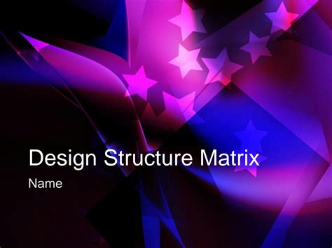 Solution Design Structure Matrix Studypool