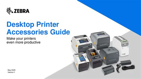 Zebra Desktop Printer Accessories Guide For Zd600 And Zd510 Hc Series