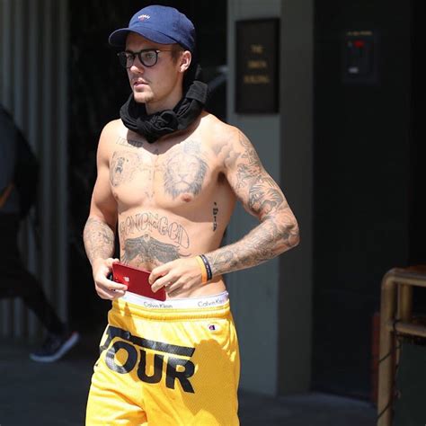 Alexis Superfan S Shirtless Male Celebs Justin Bieber Shirtless Out And About Today In La