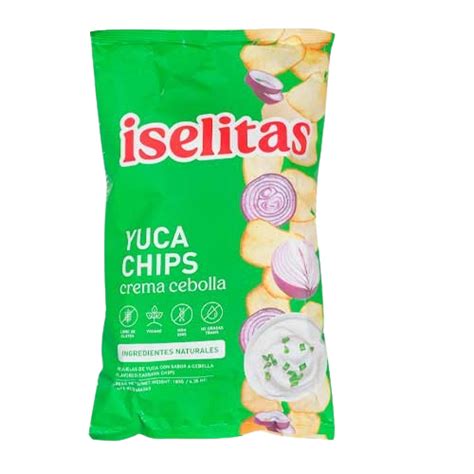 Iselitas Yuca Chips Crema Cebolla 180g Baraki Bodegón