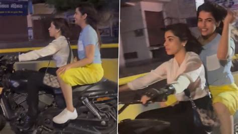 Youth Congress Leader Roshni Kushal Jaiswal Rides Harley Davidson Without Wearing Helmet In
