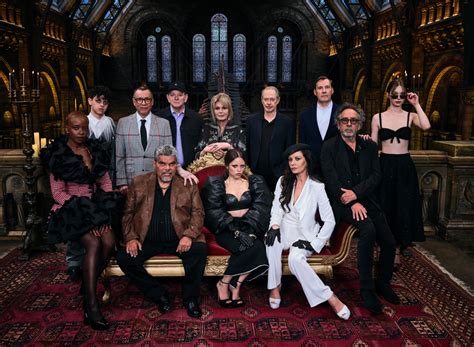 The Wednesday Season Two Cast At The Natural History Museum For The