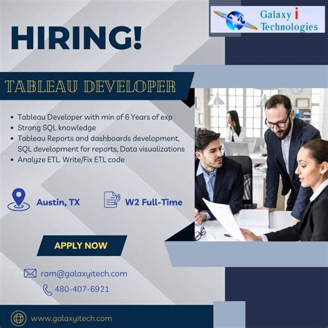 tableau developer in austin tx