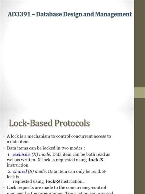 two phase locking protocol pdf data management distributed computing