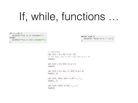 Short And Fast Introduction To Scala Ppt