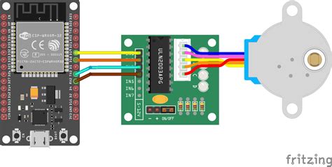 controlling a stepper motor with esp32 through a webserver microcontroller tutorials