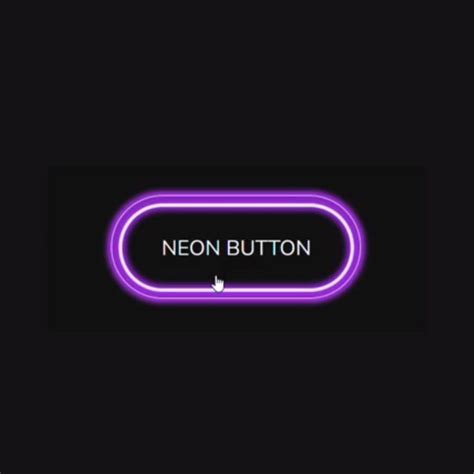 Neon Button With Css Hover Effects For Web Designs And Elementor