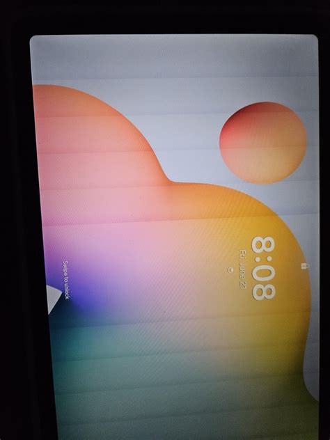 Tab S6 Lite Screen Lines Issue Rgalaxytab