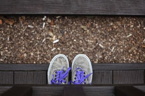 Free Picture Asphalt Colorful Shoelace Shoes Footwear Shoe