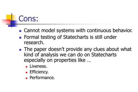 Ppt Statecharts A Visual Formalism For Complex Systems David Harel