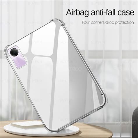 Transparent Silicone Tablet Cover For Xiaomi Redmi Pad SE Inch Case Shockproof Soft Clear