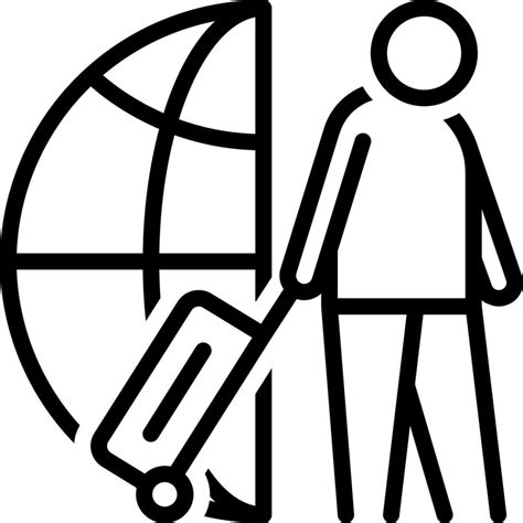 Line Icon For Immigrant 13224676 Vector Art At Vecteezy