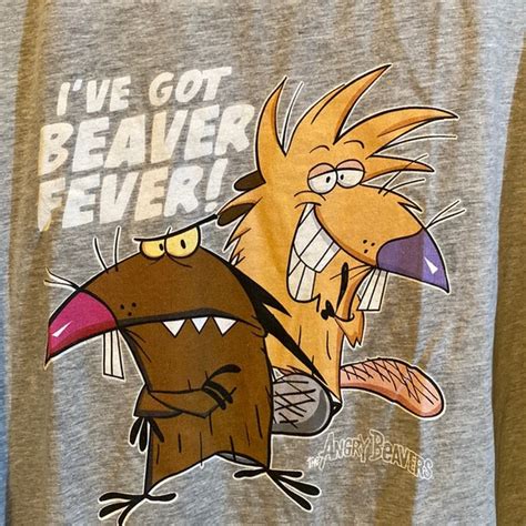Nickelodeon Shirts The Angry Beavers Ive Got Beaver Fever T Shirt Nickelodeon Official Xlt