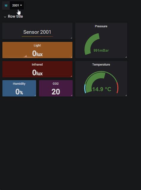 Row In Templates Are Not Proceed Correct · Issue 10917 · Grafana
