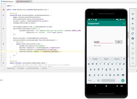 Android Studio Create A First Interactive Userinterface Vanslooten Com