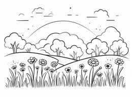 Meadow Coloring Pages Top 49 Free Printable Designs