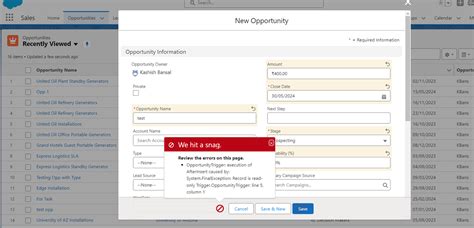apex triggers in salesforce salesforce geek
