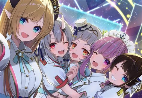 Minato Aqua Oozora Subaru Murasaki Shion Nakiri Ayame And Yuzuki