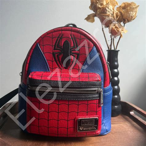 Loungefly Spider Man Mini Backpack Bag Purse Marvel R Gem