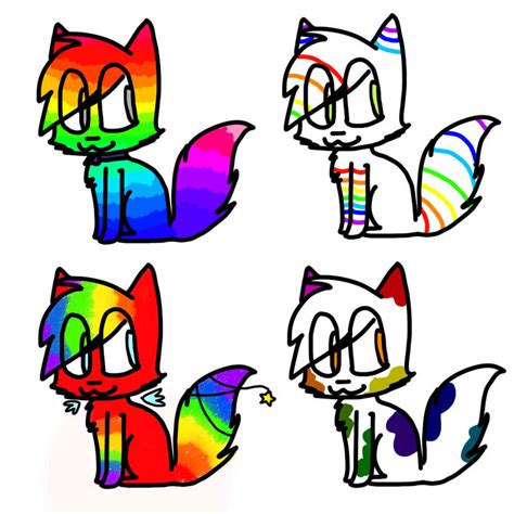 Adoptables Closedrainbow By Deermask On Deviantart